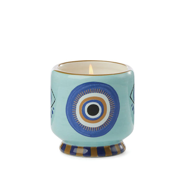 A Dopo Hand-Painted Ceramic Eye Candle: Incense and Smoke – Love & Hemlock